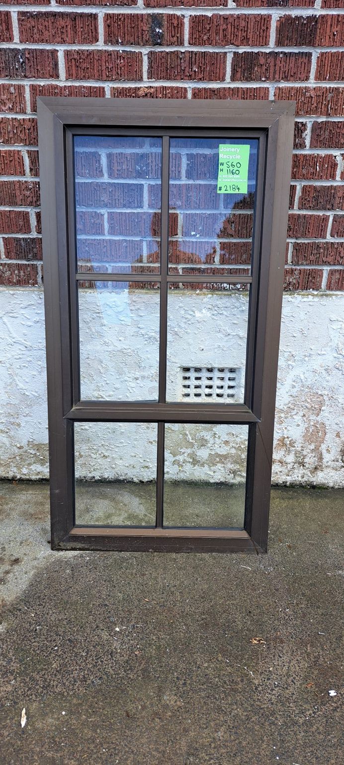 Colonial Style Aluminium Window Brown 560 W x 1160 H [#2184 ...