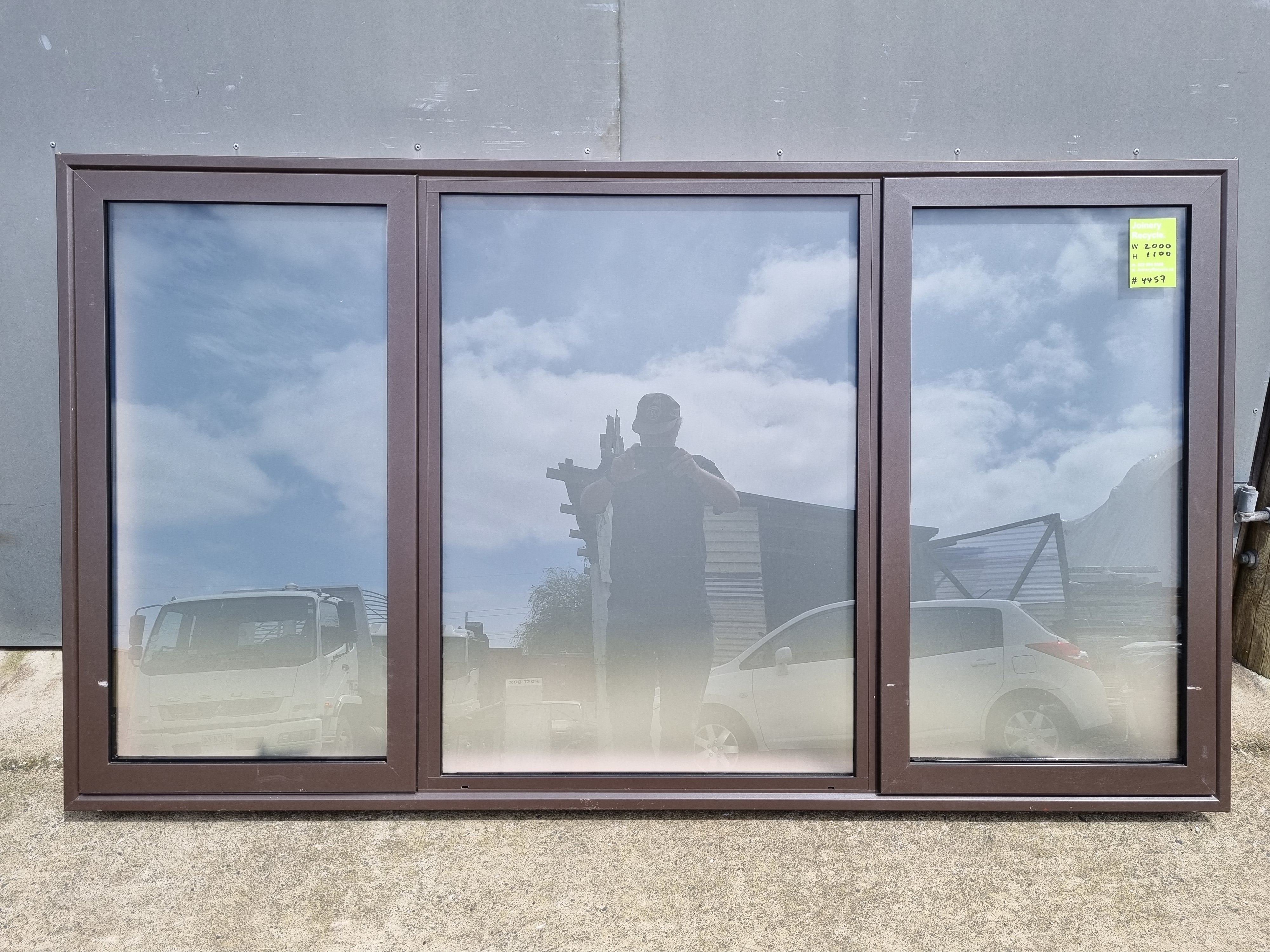 Aluminium Window 2000 W x 1100 H [#4457 SF] - Joinery Recycle