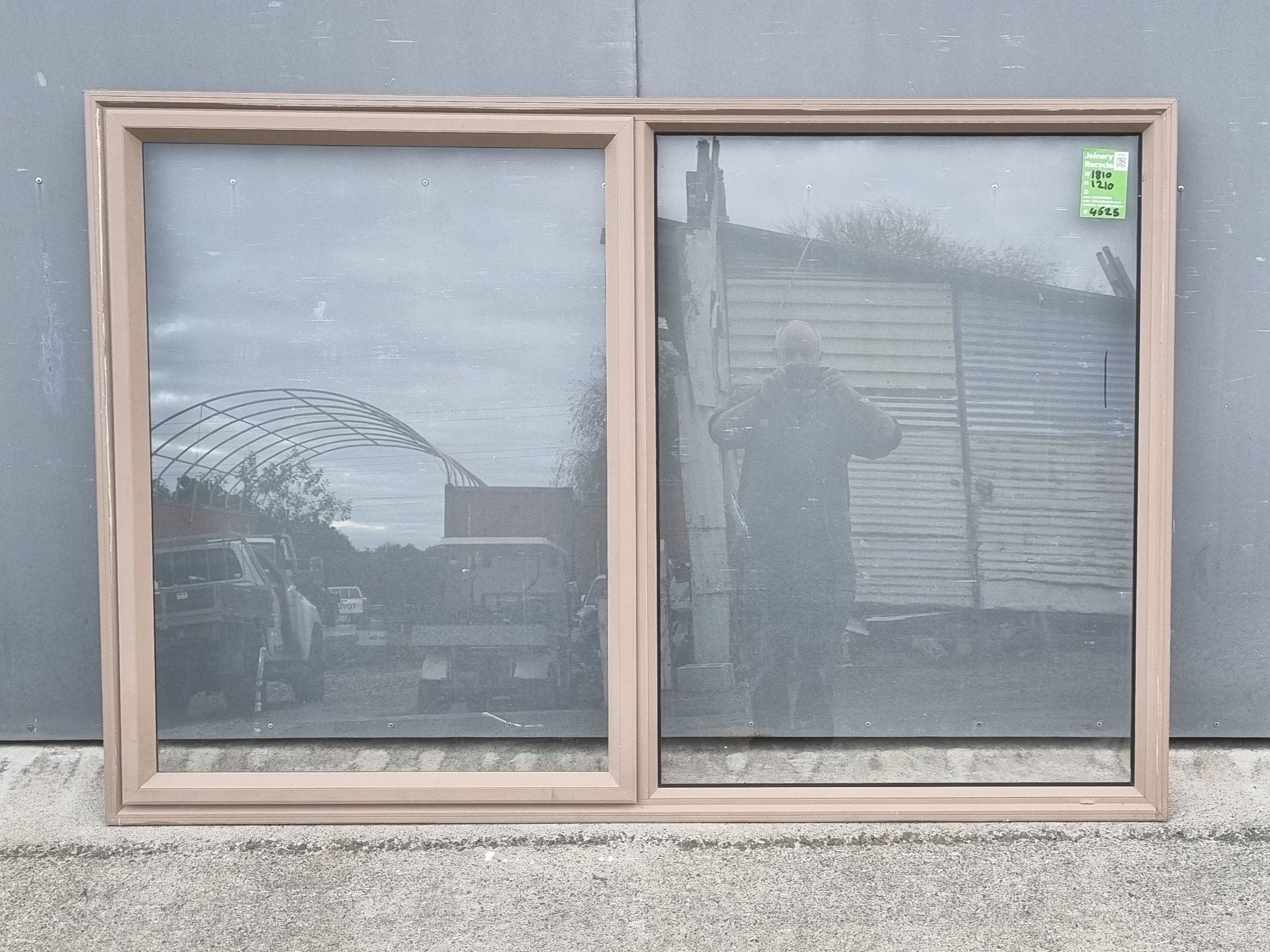 Aluminium Window Brown 1810 W x 1210 H [#4625 SF] - Joinery Recycle