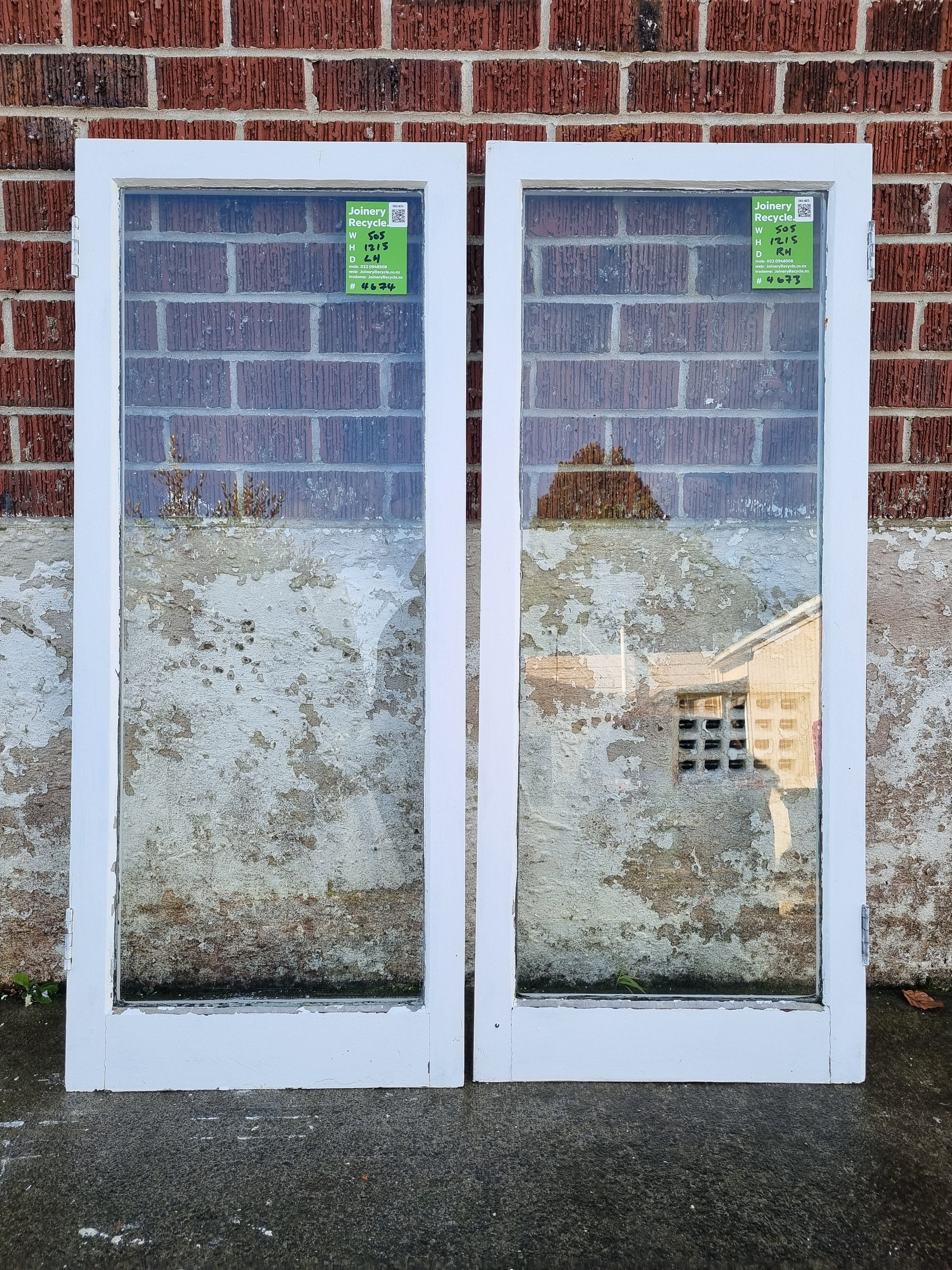 Wooden Window Sash 505 W x 1215 H [#4674 MA] - Joinery Recycle