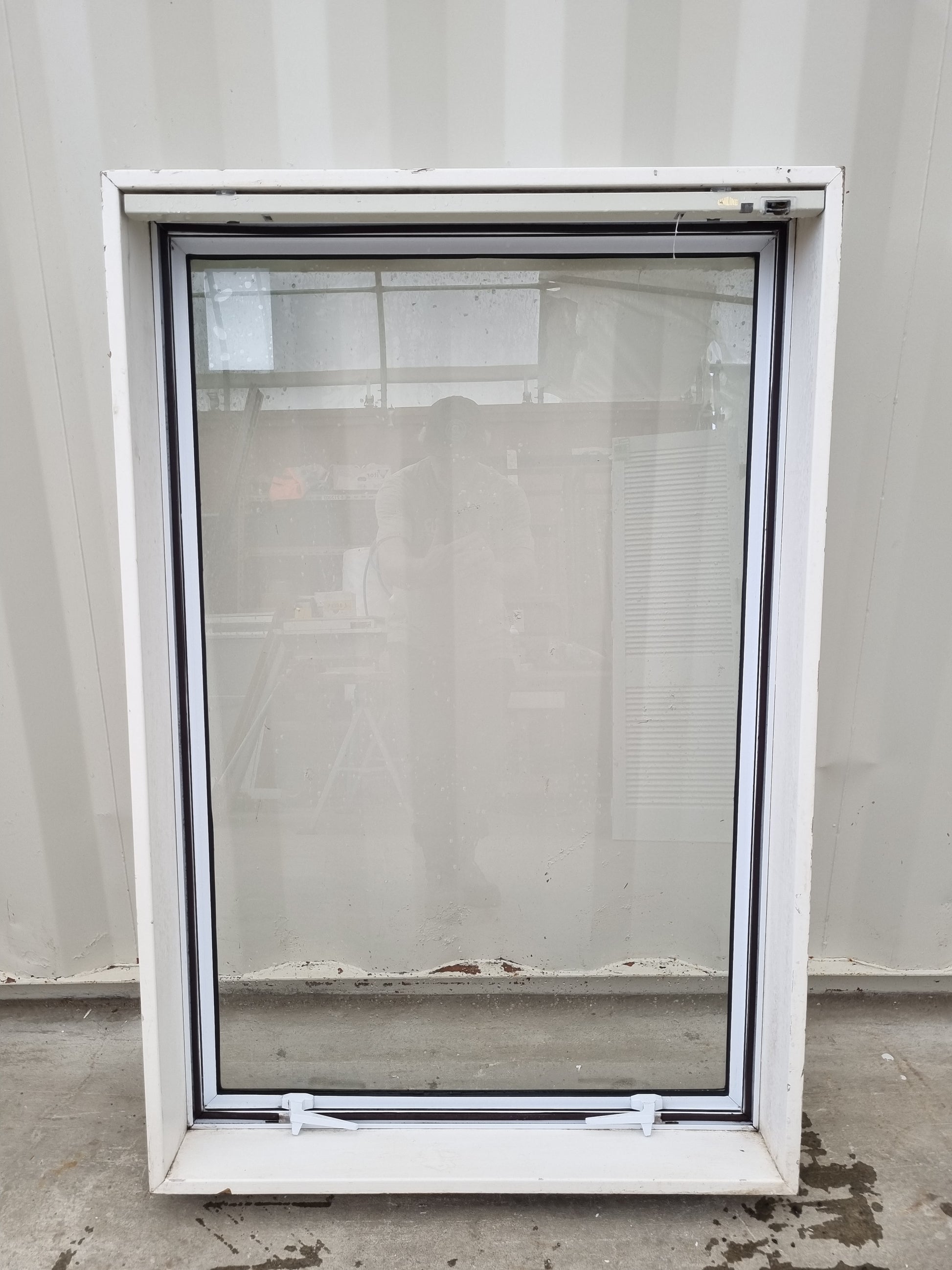 Aluminium Window White 800 W x 1200 H [#4773 SF] - Joinery Recycle
