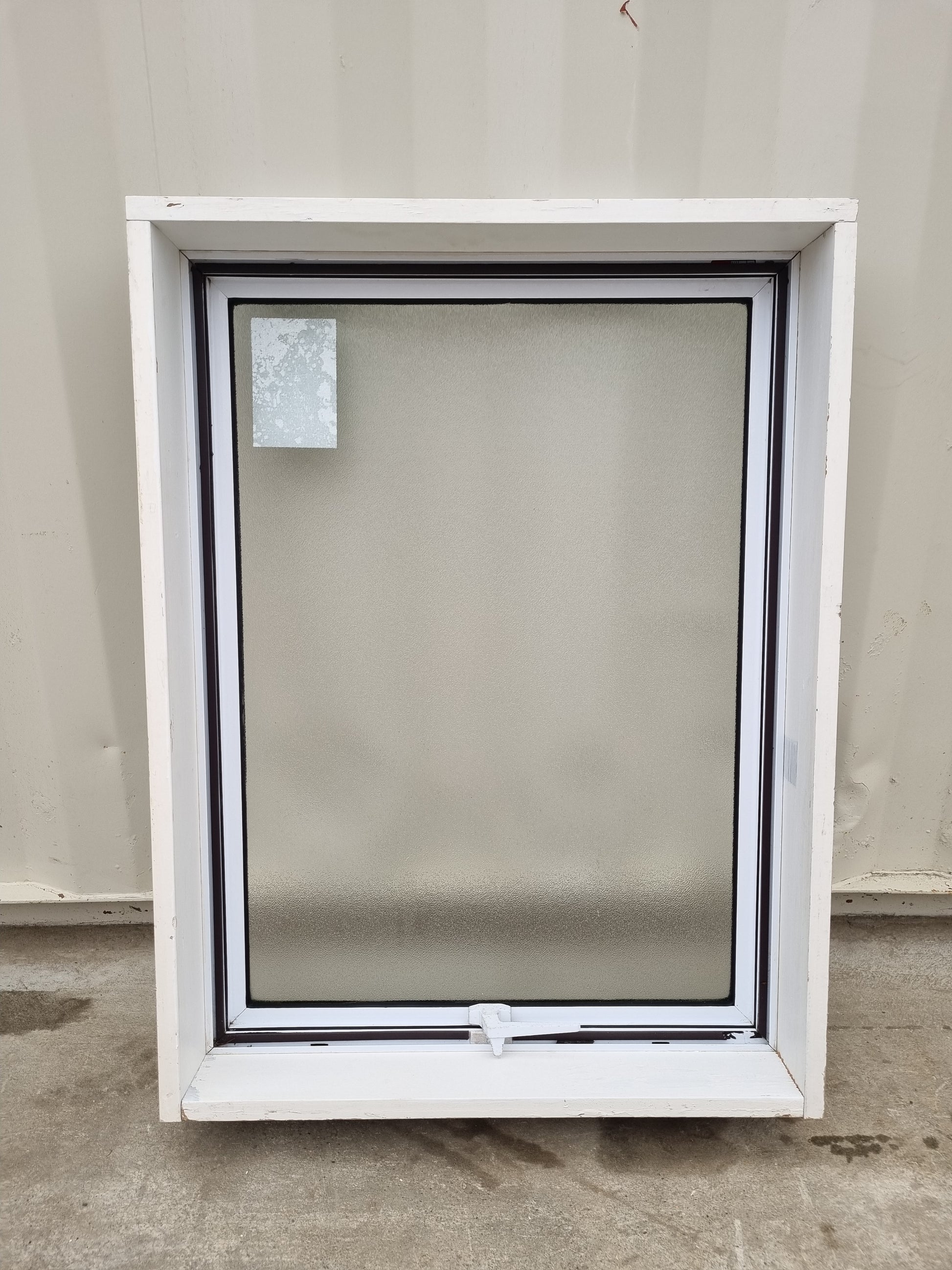 Aluminium Window White 600 W x 800 H [#4778 SF] - Joinery Recycle