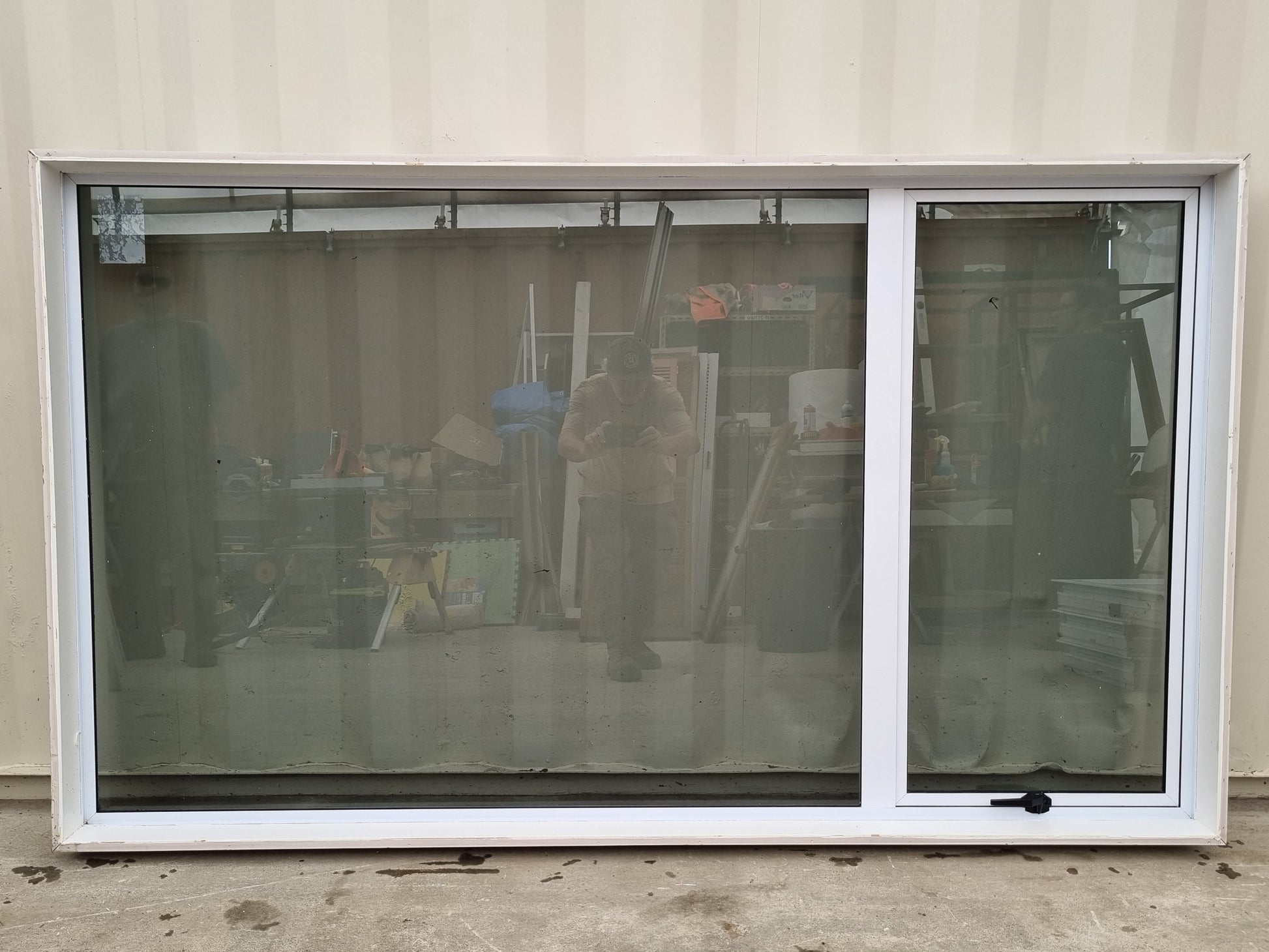 Aluminium Window White 2060 W x 1200 H [#4796 SF] - Joinery Recycle