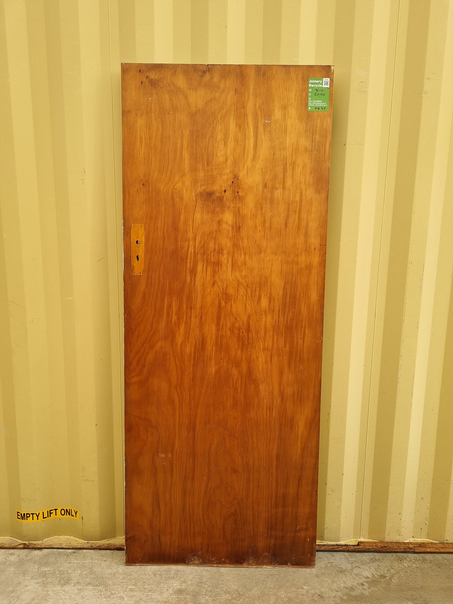 Internal Door Leaf 810 W x 2040 H [#4837 ] - Joinery Recycle