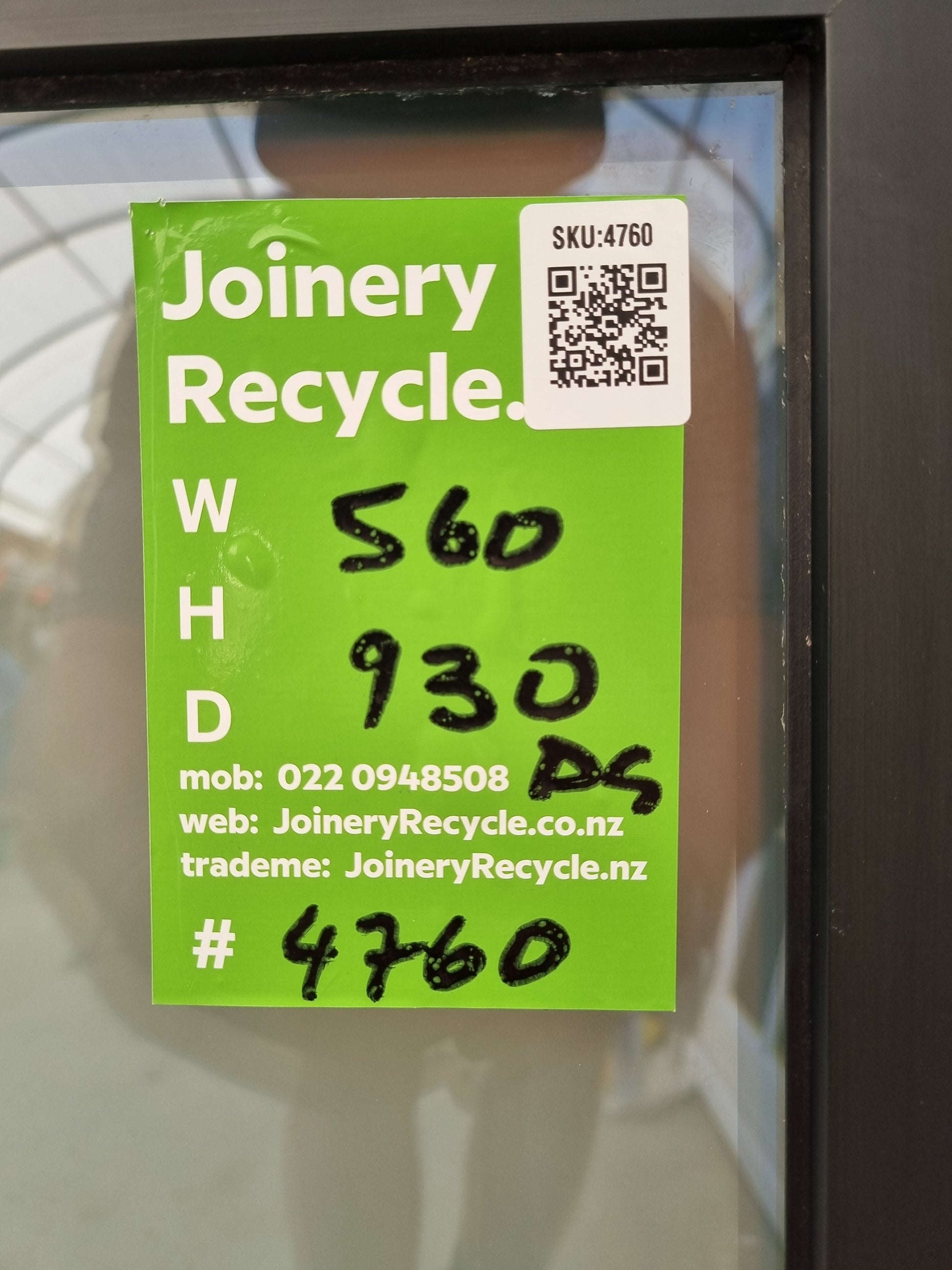Double Glazed Aluminium Window Brown 560 W x 930 H [#4760] - Joinery ...