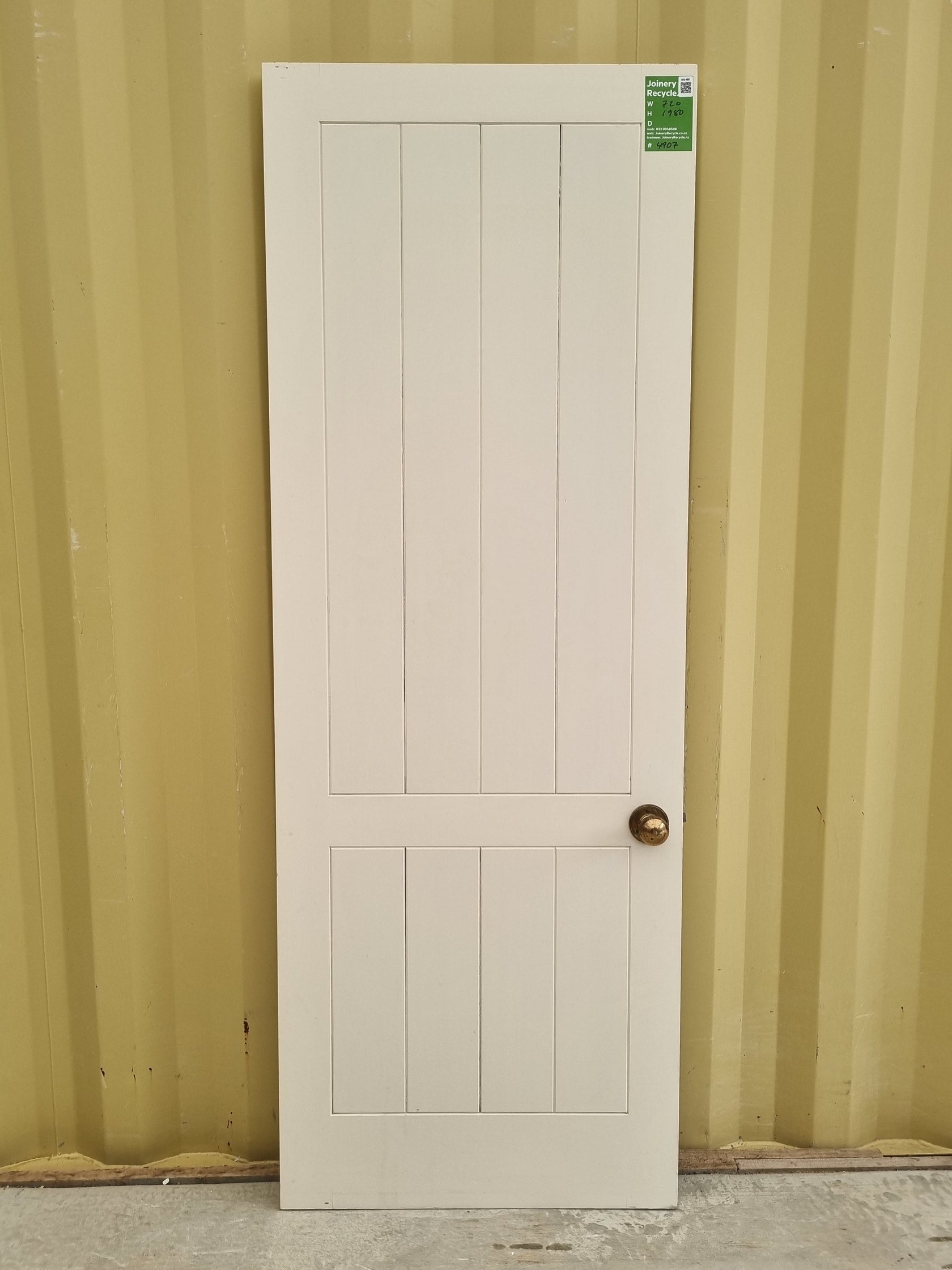Internal Wooden Door 720 W x 1980 H [#4907 SF] - Joinery Recycle