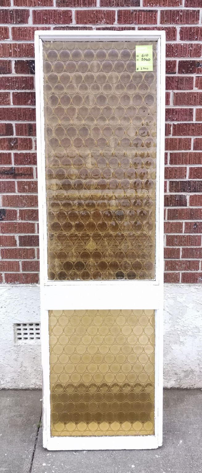 Amber Bullion Glass Wooden Window 610 W x 2050 H [#2900 B] - Joinery ...