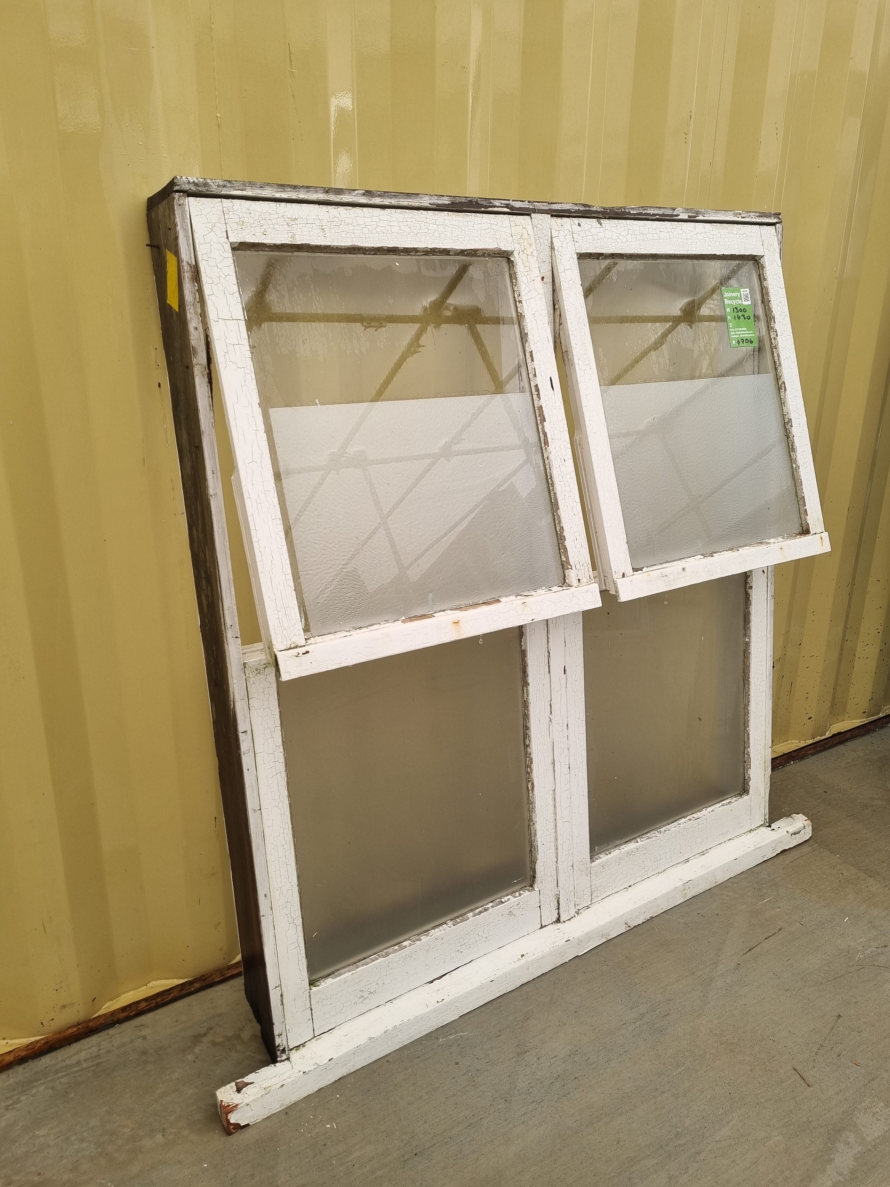 Wooden Window 1300 W x 1430 H [#4706 SF] - Joinery Recycle