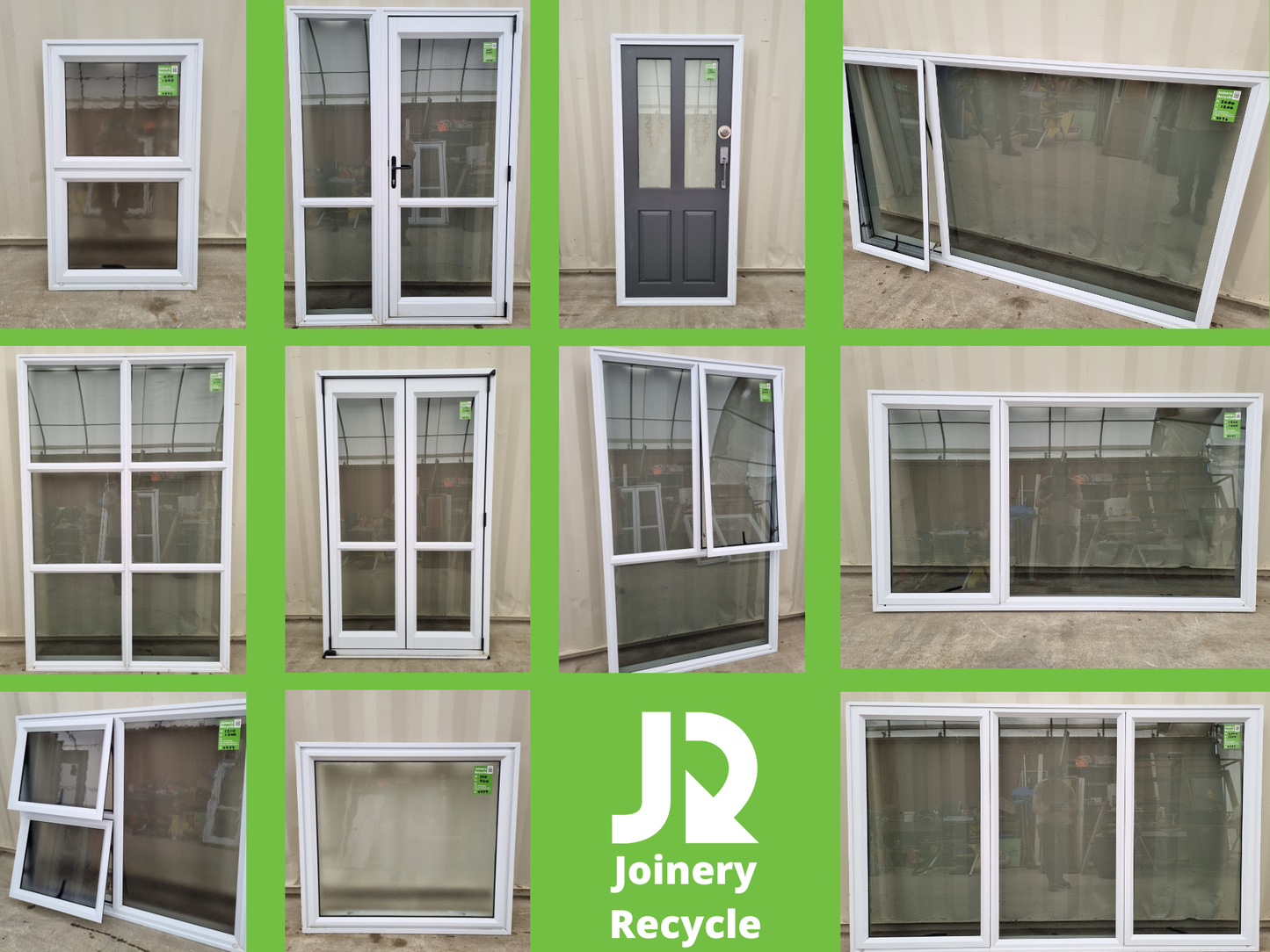 HOUSELOT WHITE ALUMINIUM JOINERY [BLK#0055] – Joinery Recycle